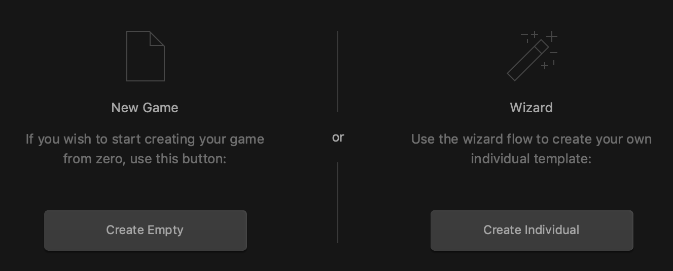 create-new-options - Buildbox | Game Maker | Video Game Software